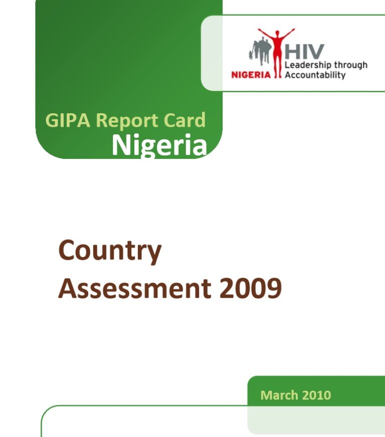 GIPA Report Card Nigeria – GNP+